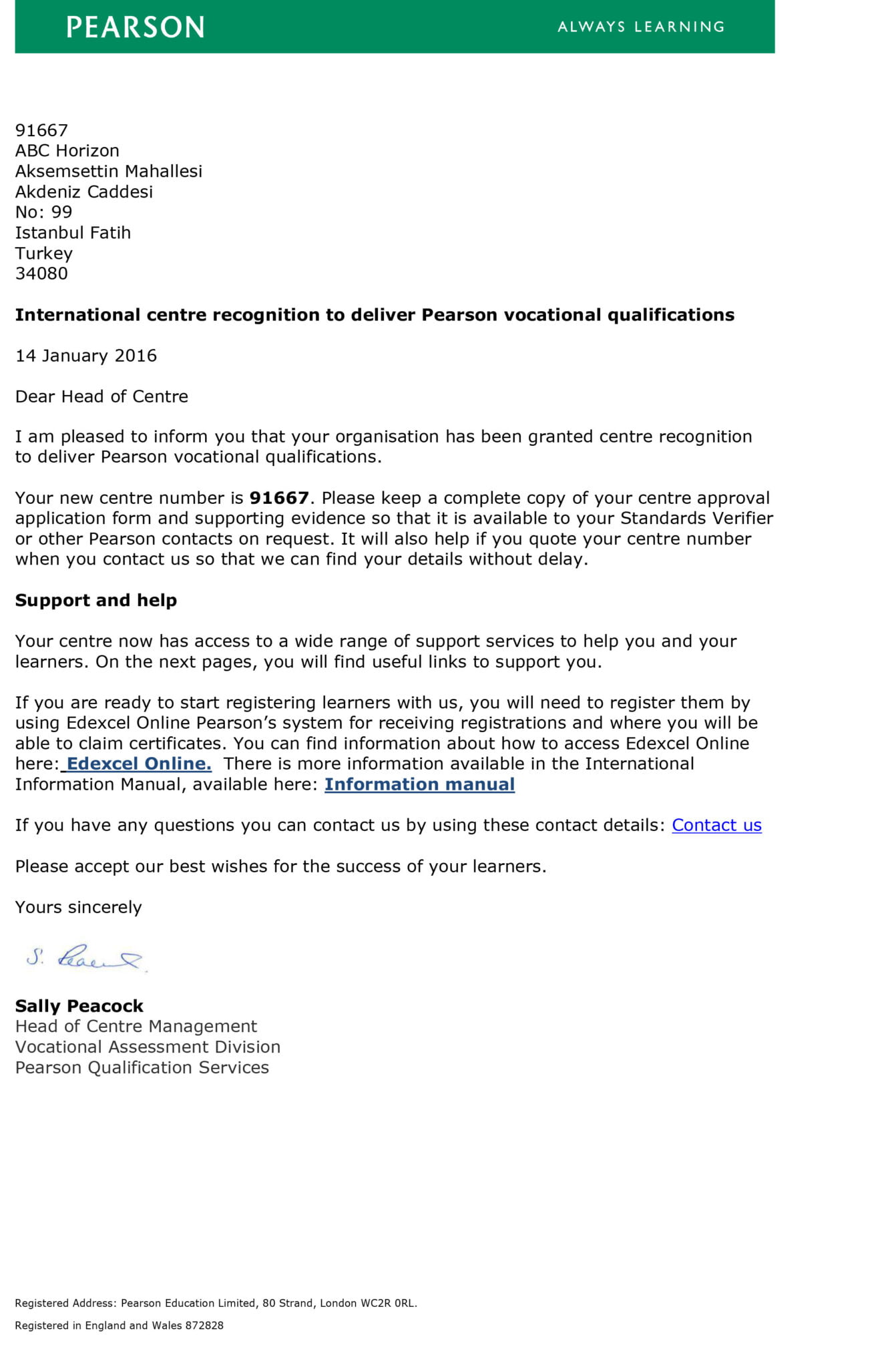 Pearson Btec Accreditation center in turkey - Abchorizon Pearson BTEC ...